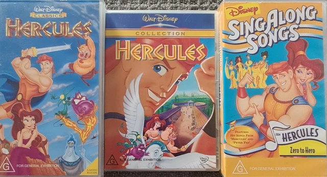 HERCULES Walt Disney Classics - VHS + DVD Original Tape + sing along ...