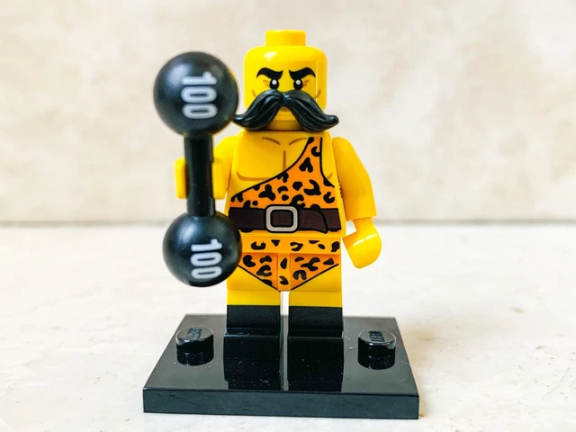 LEGO COL287 CIRCUS STRONGMAN Collectible Minifigure Series 17 NUOVA EUR ...