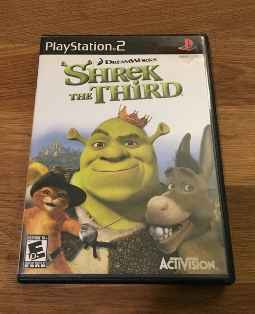 SHREK THE THIRD 3rd Sony PS2 Playstation 2 Video Game Dreamworks ...