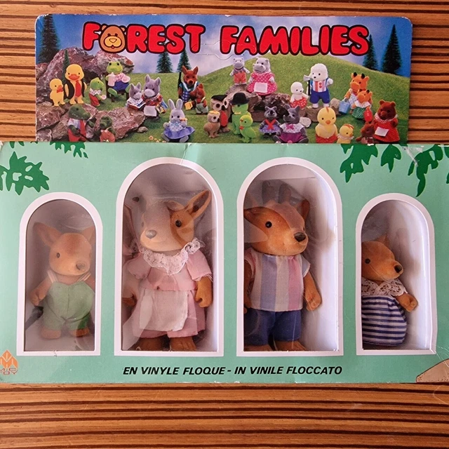 SYLVANIAN FOREST FAMILIES Bärenwald Barenwald Deer Bear Family Simba ...