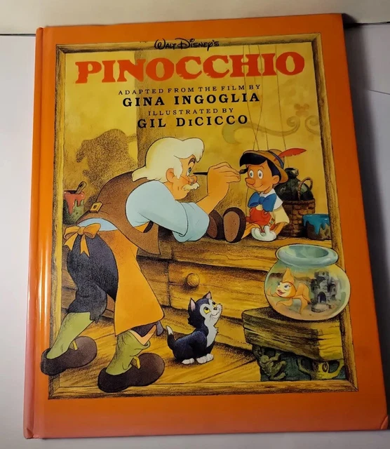 ILLUSTRATED CLASSICS WALT Disney's Pinocchio by Gina Ingoglia £9.99 ...