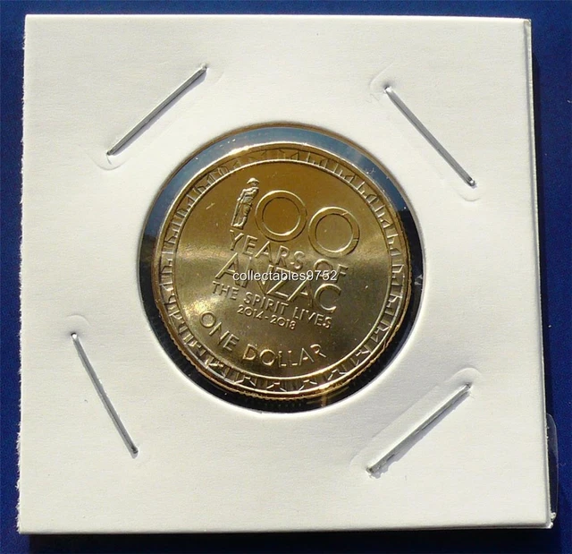 2017 100 YEARS of ANZAC,, ONE DOLLAR UNCIRCULATED COIN. EUR 1,80 ...