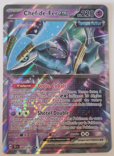POKÉMON- CHEF-DE-FER EX - 081/162 -EV5 Forces Temporelles- NM FR Double ...
