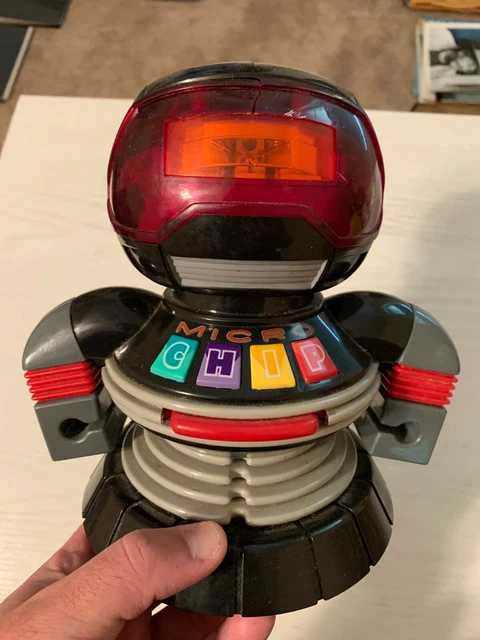 VINTAGE 1994 NEW Bright MICRO CHIP Robot Toy COOL EUR 15,63 - PicClick FR