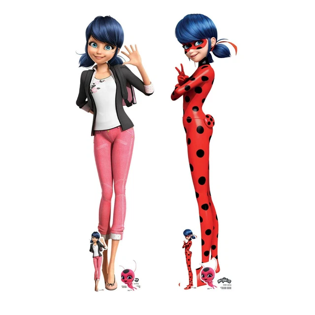 MARINETTE UND MARIENKÄFER Wunder Lebensgröße Pappkarton Ausschnitte Set ...