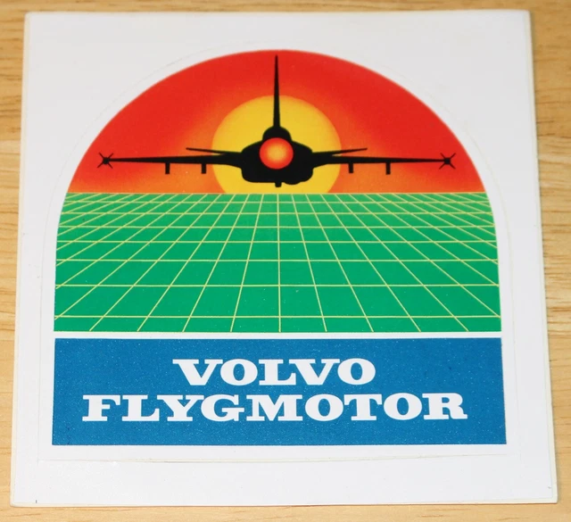 VOLVO FLYGMOTOR SAAB Gripen Fighter Jet Engine Sticker £5.00 - PicClick UK