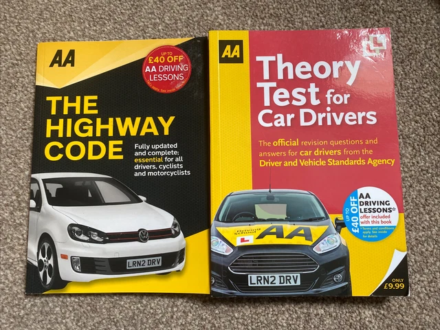 AA HIGHWAY CODE and Theory Test For Car Drivers Books $6.60 - PicClick