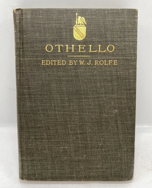 SHAKESPEARE'S OTHELLO BY William J Rolfe 1898 £49.88 - PicClick UK