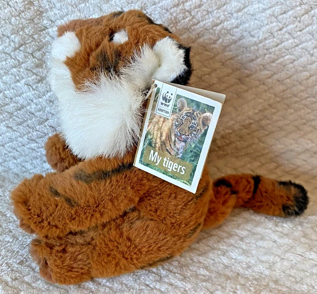 WWF MY TIGERS ~ Tiger Soft Toy ~ VGC ~ Collectable ~ Tagged £9.99 ...