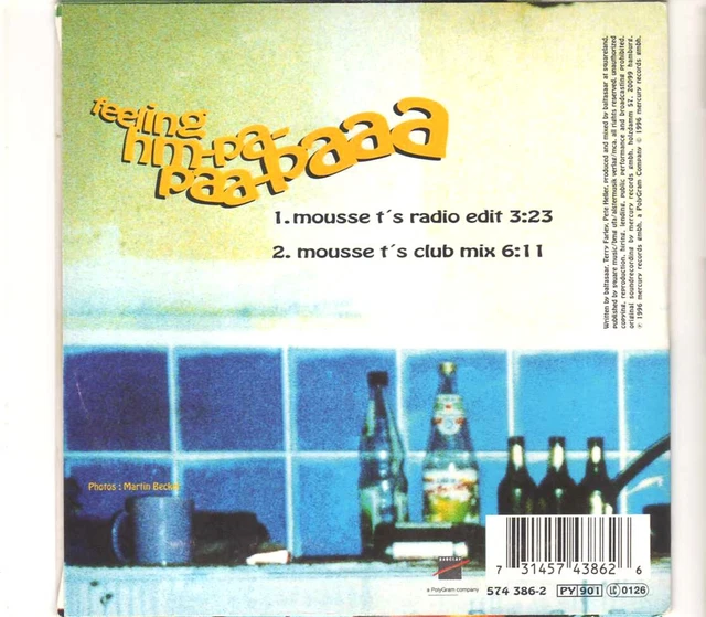 DEE - FEELING Hm-Pa-Paa-Paaa - CDS - 1996 - House 2TR Cardsleeve Mousse ...