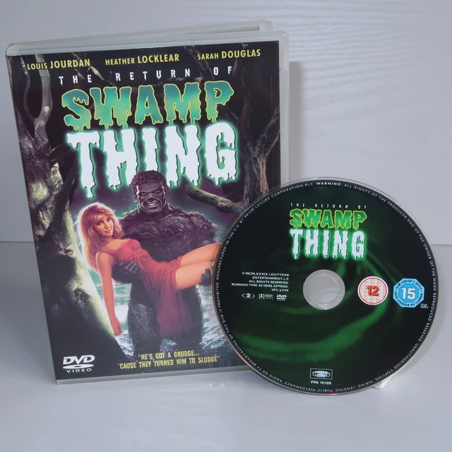 THE RETURN OF Swamp Thing DVD Heather Locklear Cult Classic 1989 Movie ...