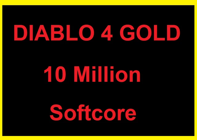 DIABLO 4 ETERNAL Realm GOLD D4 DIABLO IV SC SOFTCORE 10 Million PC PS5 Xbox EUR 4,00 - PicClick DE