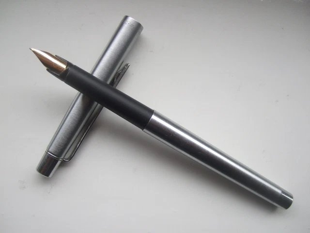 VINTAGE PAPER MATE Chrome Fountain Pen - Good Working Order £1.17 ...