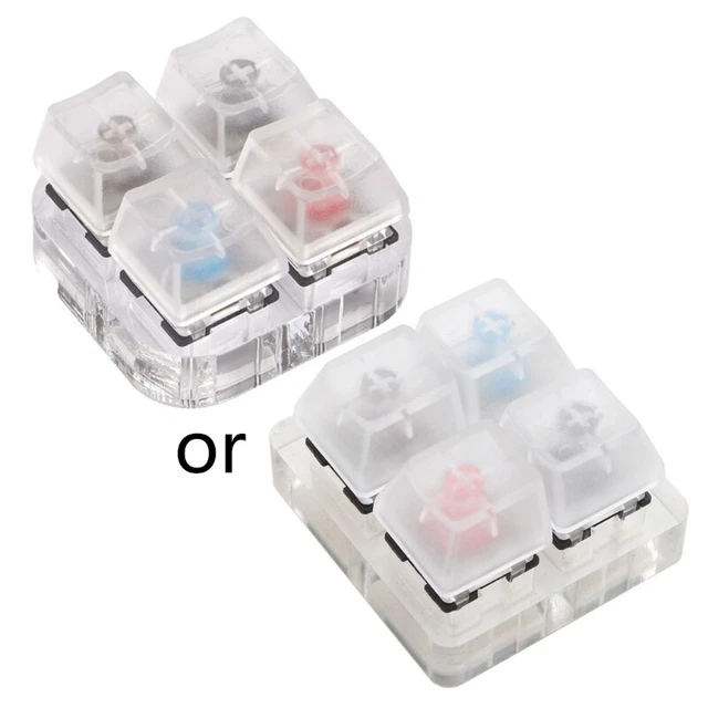KEYBOARD SWITCHES TESTER Kit 4 Keys Mechanical Switch for Gateron MX ...
