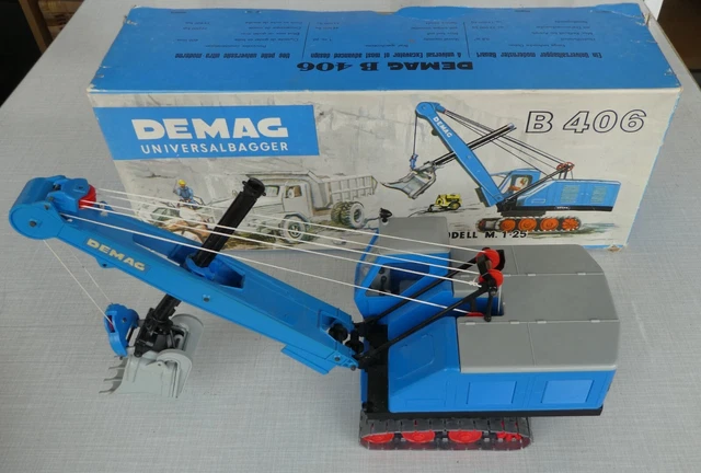 WERBEMODELL DEMAG BAGGER B 406 Maßstab 1:25 Modell EUR 209,99 - PicClick DE