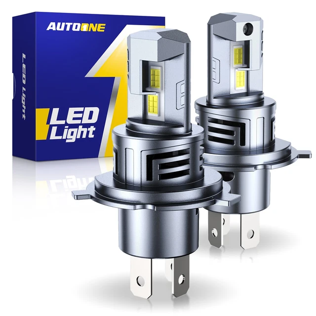 13S SERIES H4 LED Headlight Bulb Conversion Kit High Low Beam White ...