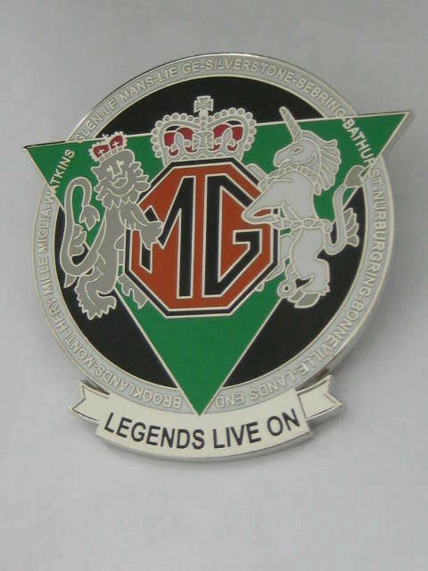 MG CAR BADGE , Mgb, Mgb Gt, Mgc, Mga, Midget,Magnette , Rv8, Mgf,Va,Tf ...