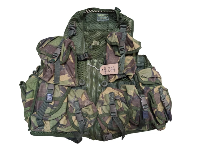 ARKTIS TACTICAL BRITISH Army DPM Woodland Combat Tactical Webbing Vest ...