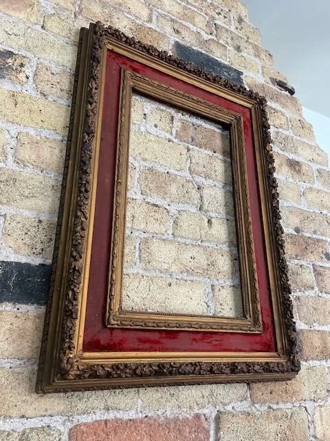 STUNNING ORNATE DETAIL Gold Gilt Antique Picture Frame, French ...