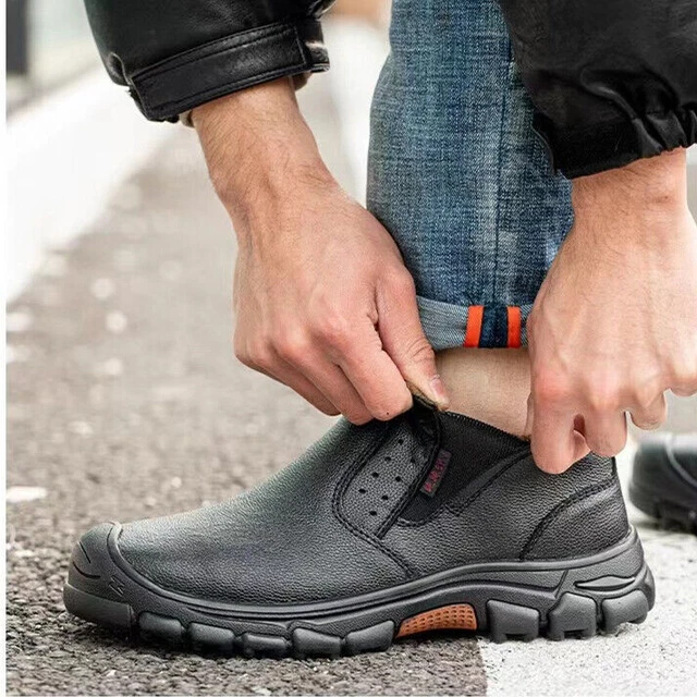 NEW MENS WORK Boots Indestructible Shoes Composite Toe Shoes Waterproof ...