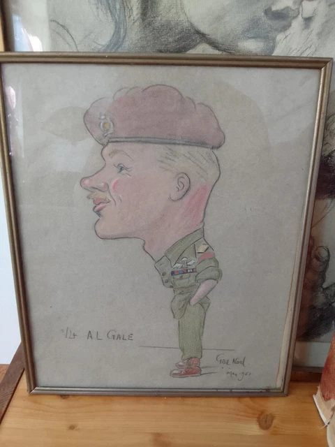 ORIGINAL WWII CARTOON Portrait $650.00 - PicClick CA