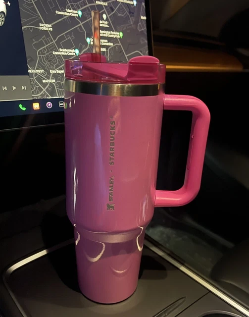💞STANLEY × STARBUCKS [Target Exclusive] Holiday Pink 40oz Tumbler/Cup ...