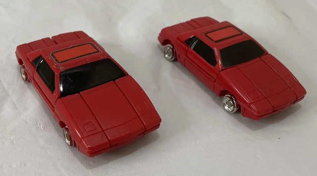 N TRANSFORMERS 1984 Bandai GOBOTS Sparky Red Car MRT-43 Vintage Lot 2 ...