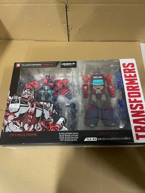 TRANSFORMERS TLK EX Optimus Prime Orion Pax figuras de acción conjunto ...