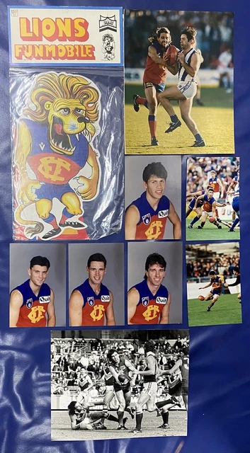 VFL/AFL FITZROY LIONS Players Photo’s + Fitzroy Lions Hanger. $61.65 ...
