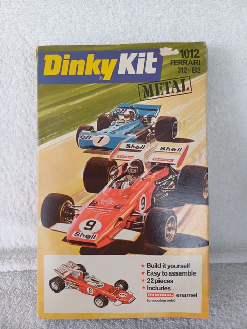 DINKY KIT 1012 Ferrari 312-B2 Racing Car. Die Cast Metal Unstarted Kit ...