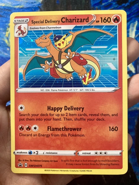 CARTE POKEMON PROMO SWSH075 - Special Delivery Charizard -Dracaufeu ...