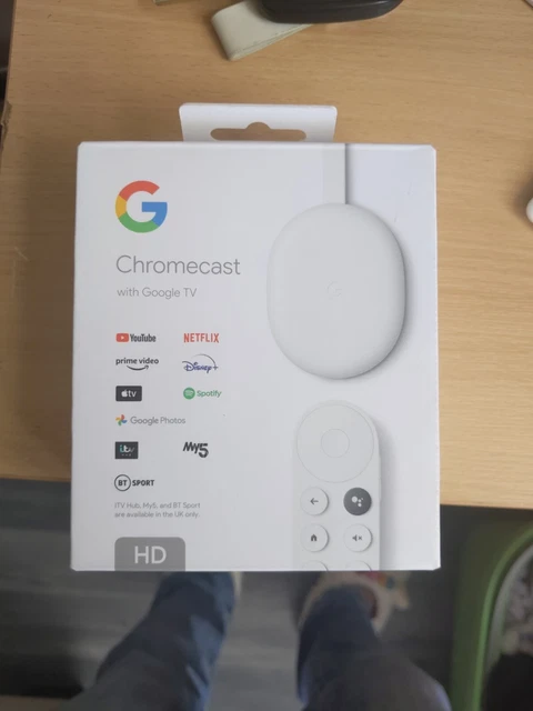 GOOGLE CHROMECAST WITH Google TV with HDMI adapter for Samsung Smart ...