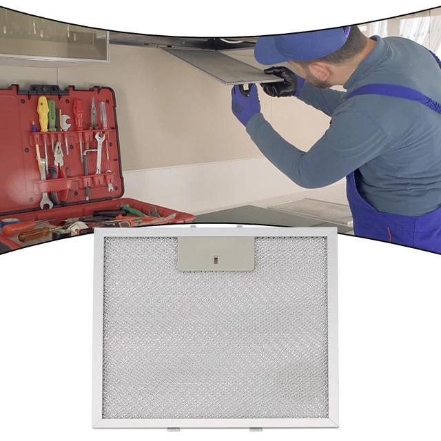 METAL MESH COOKER Hood Filter Better Filtration Easy Installation ...