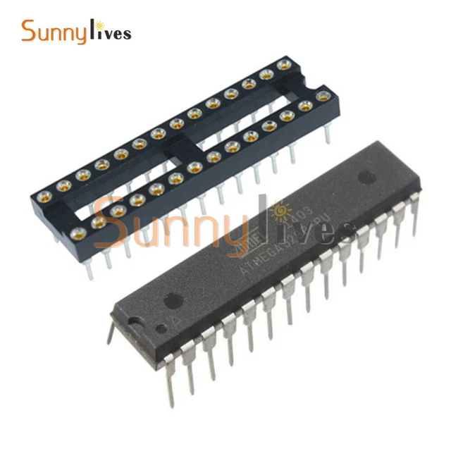 Atmega328p Pu With Arduino Uno Bootloader Atmel Dip28 Dip Socket Module 1706 Picclick Au