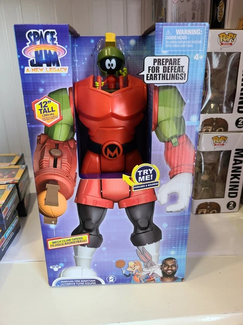 SPACE JAM A Nouveau Legacy MARVIN the Martian 12 pouces robot parlant ...