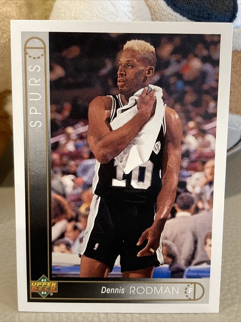 1993-94 UPPER DECK Dennis Rodman Card #396 San Antonio Spurs NBA ...