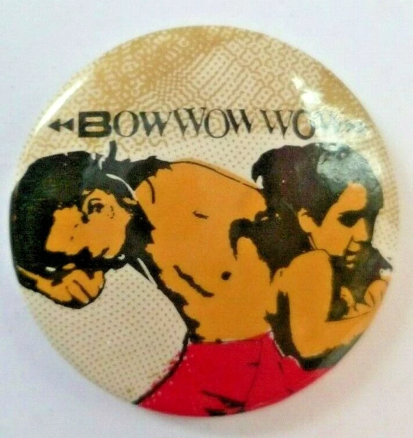 BOW WOW WOW 1970/80s Original Vintage Pin Badge British New wave Band £ ...