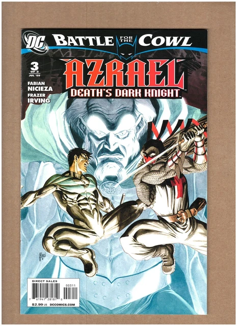 AZRAEL: DEATH'S DARK Knight #3 DC Comics 2009 Battle for the Cowl Batman neuf sous forme - 9,2 ...