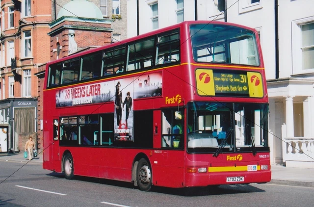 BUS PHOTO FIRST London Photograph Picture Rte 31 Volvo President ...