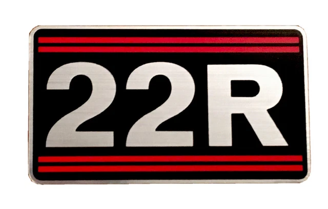 GENUINE TOYOTA 22R Engine Name Plate Decal Sticker 4Runner Pickup ...