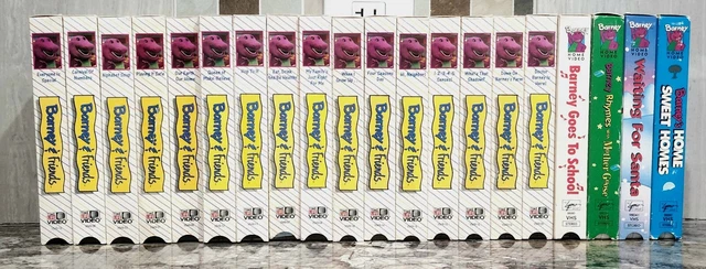 RARE VHS LOT Barney & Friends Time Life Video Episodes Sing Along 20 ...