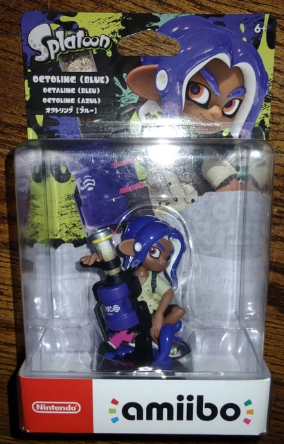 NINTENDO AMIIBO - Inkling Octoling Girl Neo Blue Switch - SPLATOON 3 ...