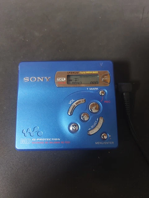 VINTAGE SONY MZ-R501 Recording Mini Disc Walkman Portable MD Recorder ...