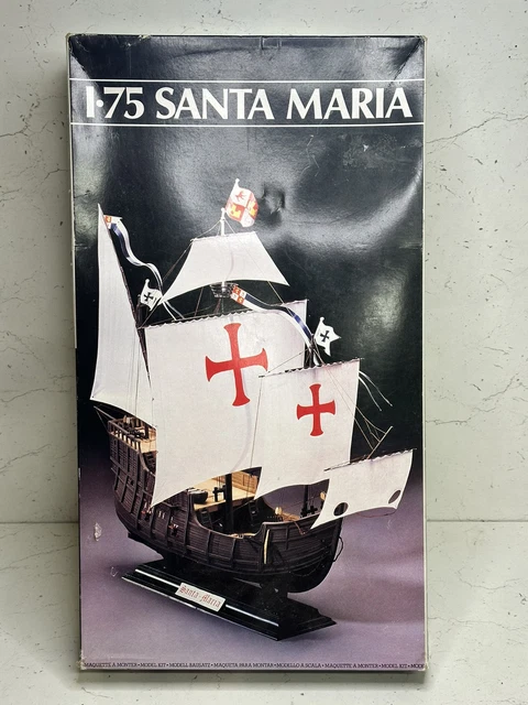 HELLER - ASSEMBLY Kit Scale 1/75 - Santa Maria - Opened Box Unused ...