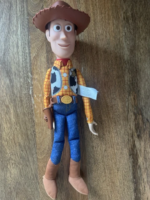 DISNEY PIXAR TOY Story Woody Press Chest Talking Toy Think Way Toys 16 ...