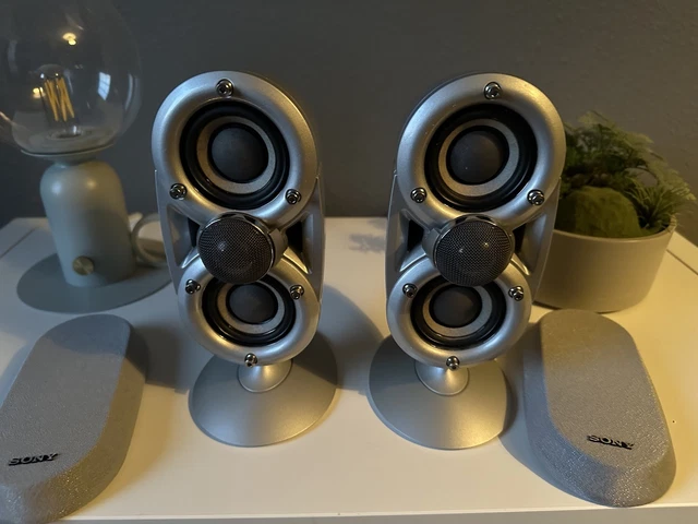SONY SS-MS815 PASCAL Home Cinema Satellite Speakers (2) Real Metal ...