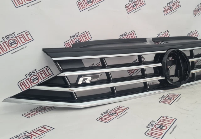 ORIGINAL VW PASSAT 3G B8 R-Line facelift grill grille black 3G0853651DG ...