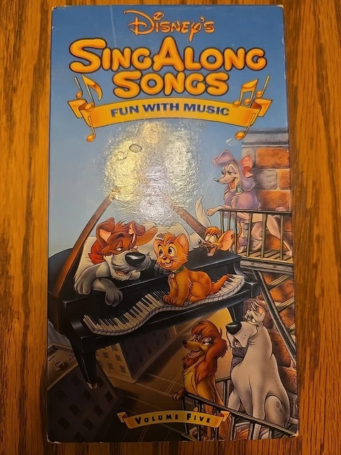 DISNEYS SING ALONG Songs - Fun With Music (VHS, 1993) £10.27 - PicClick UK