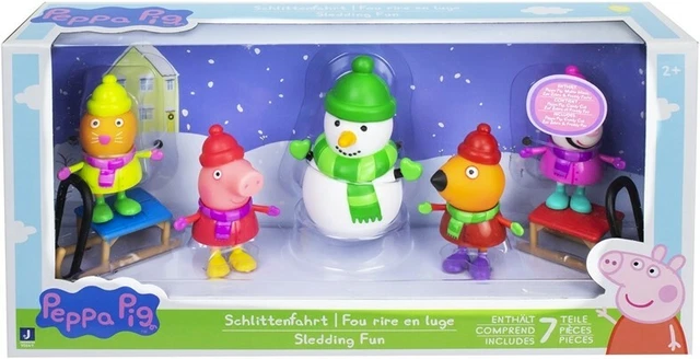 PEPPA PIG SLEDDING Fun Play Set Peppa Pig E I Suoi Amici In Slitta ... PEPPA PIG SLEDDING Fun Play Set Peppa Pig E I Suoi Amici In Slitta ...