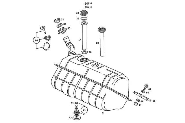 GENUINE MERCEDES-BENZ FUEL Gauge Sender Unit 110-542-12-04-64 $262.28 ...